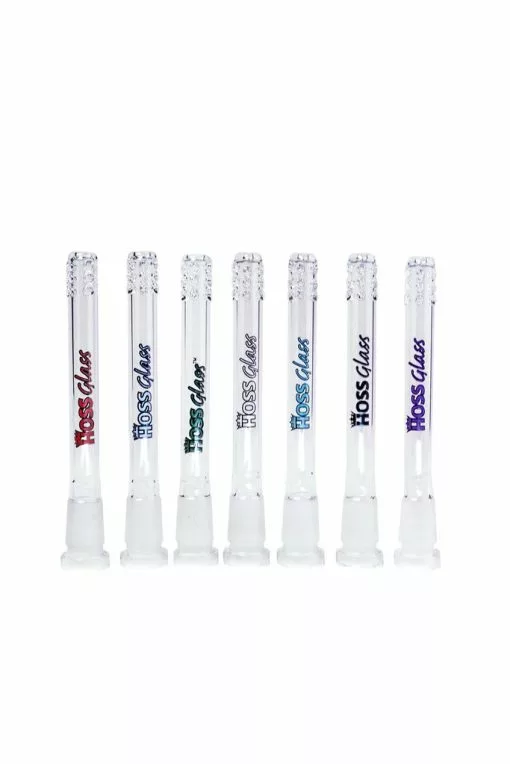 Classic retro Hoss Glass Diffuser Downstem With Holes - Mary Jane Store